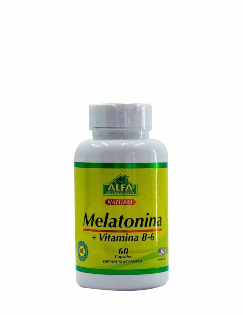 Melatonina plus + B6 60 tabletas alfa vitamins - Halnatur